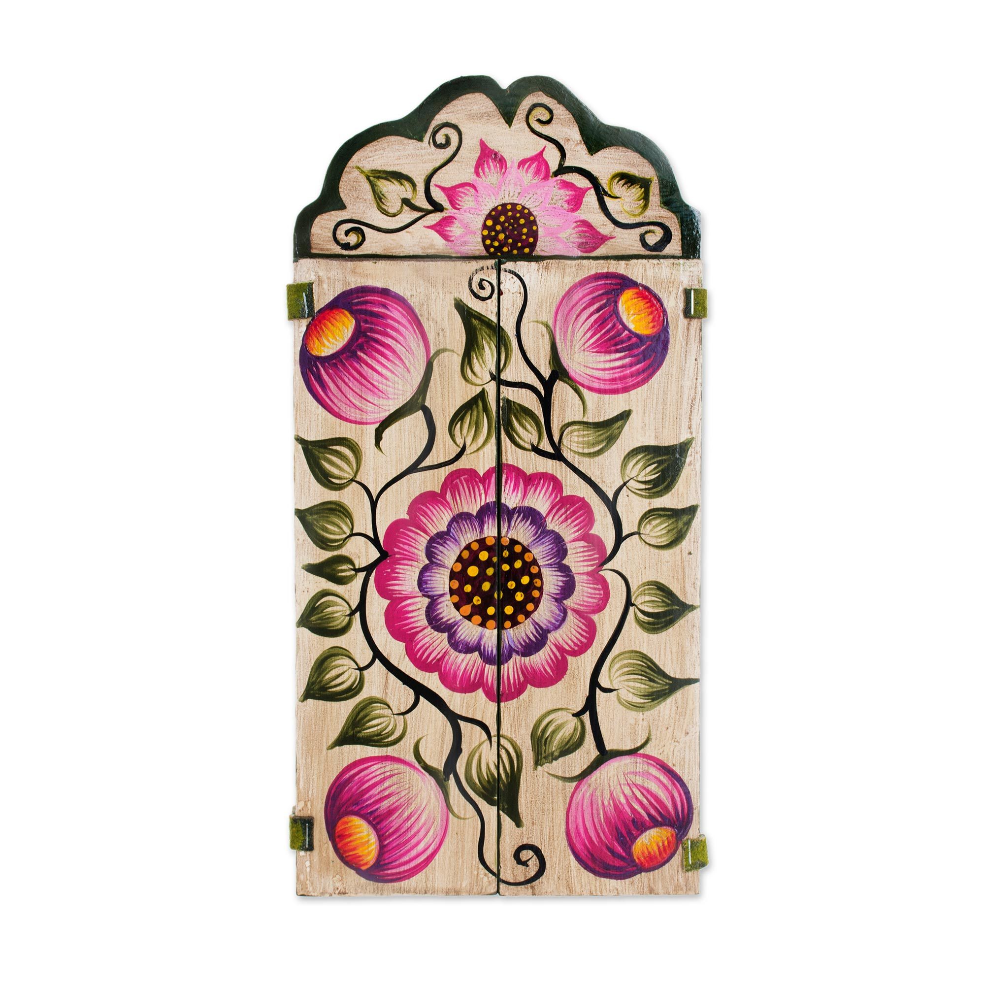 UNICEF Market | Whimsical Hand-Painted Wood and Ceramic Retablo from ...