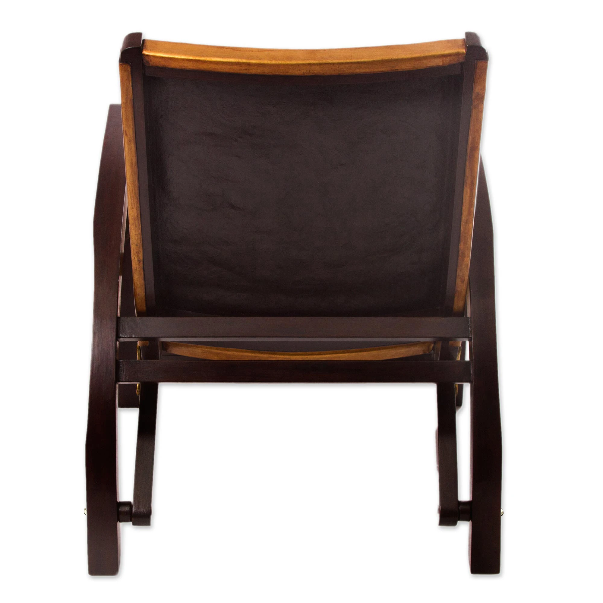 UNICEF Market | Hand-Tooled Leather and Mohena Wood Chair from Peru ...
