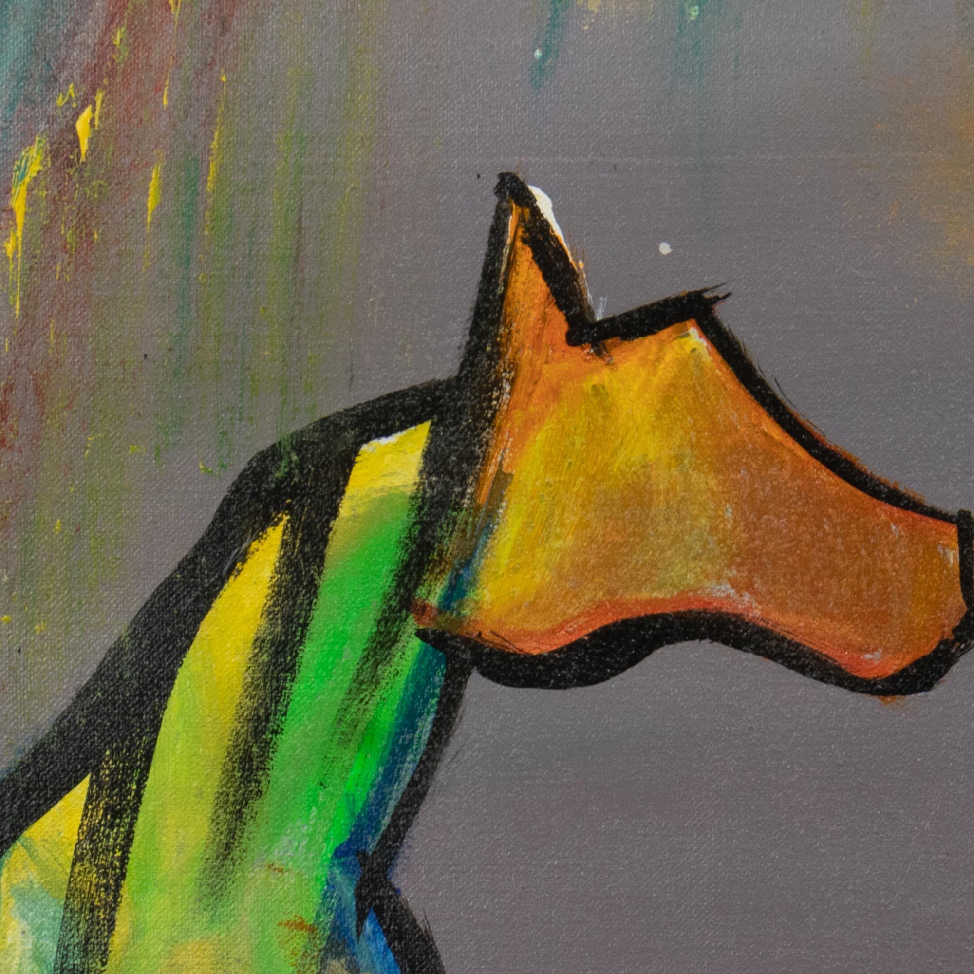 UNICEF Market | Surreal Horse Painting from Peru - Surreal Pair