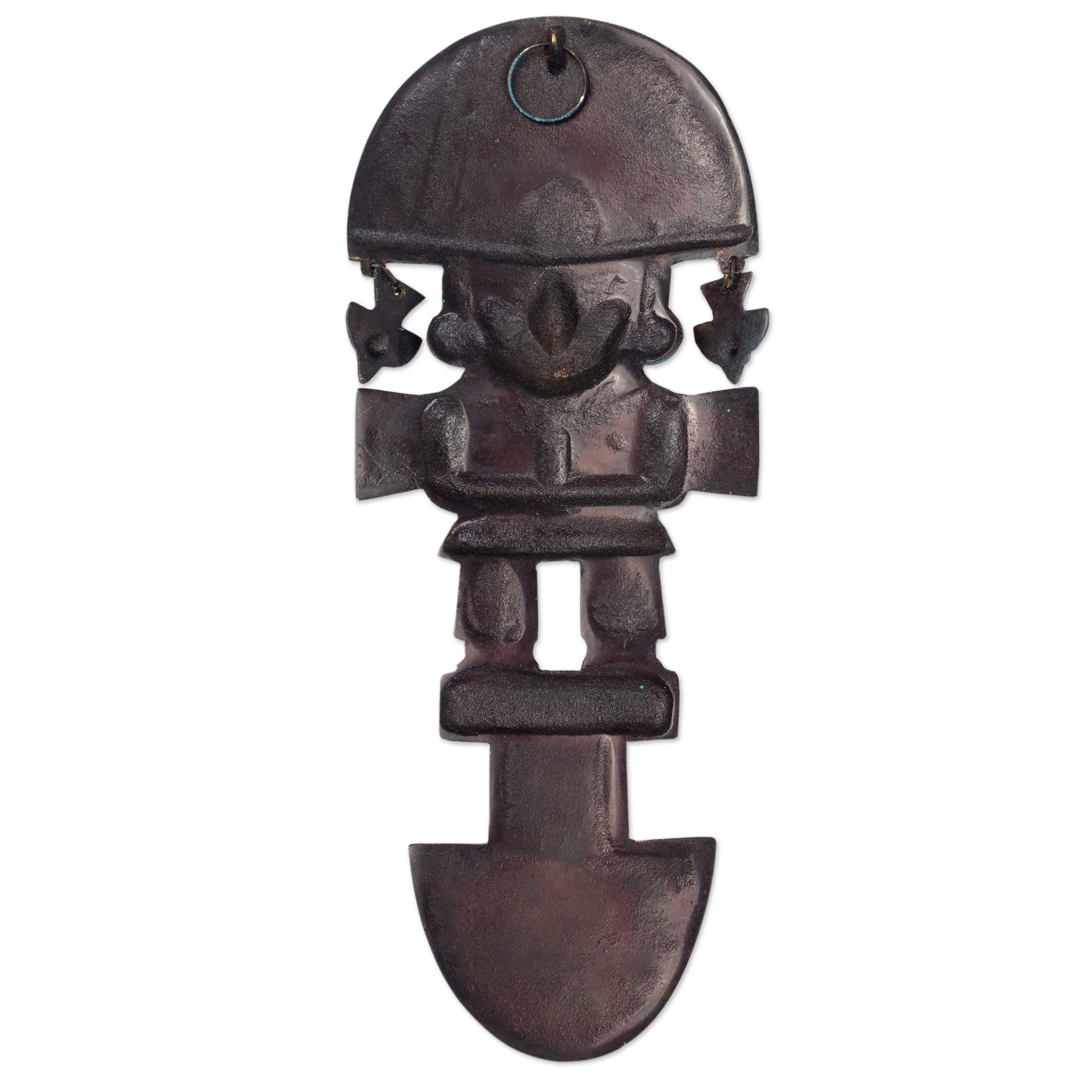 Copper and Bronze Inca Small Wall Art Handcrafted in Peru - Inca Tumi ...