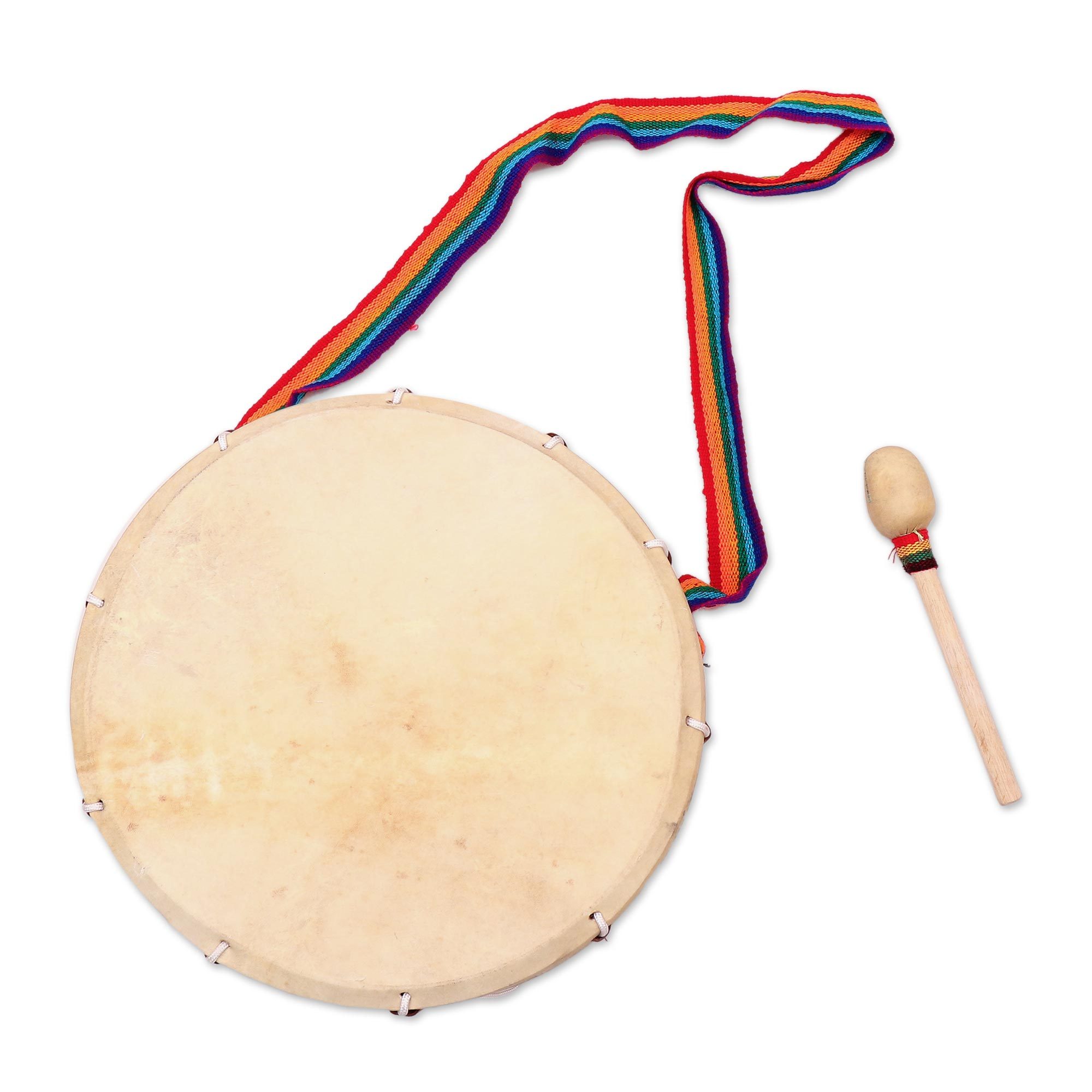 UNICEF Market | Artisan Crafted Wood Drum - Tinya