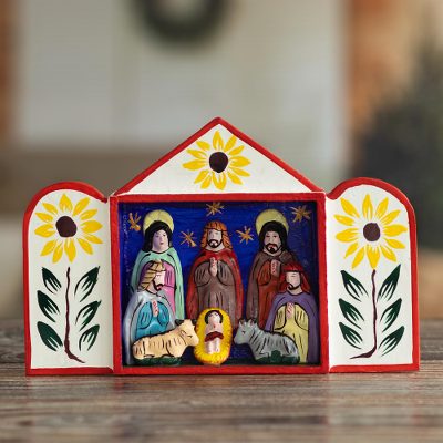 UNICEF Market | Hand Crafted Christmas Nativity Scene Sculpture ...