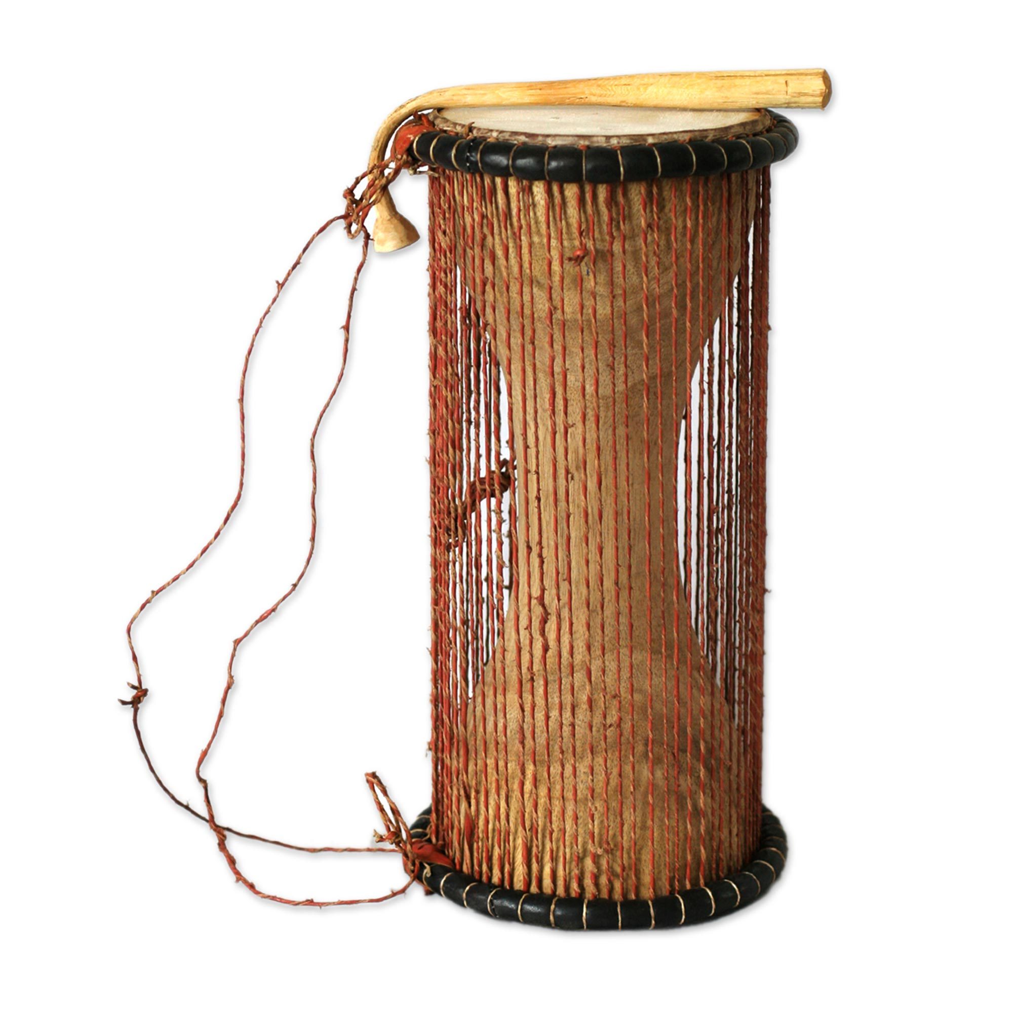 UNICEF Market | Wood Dondo Drum - Northern Beat