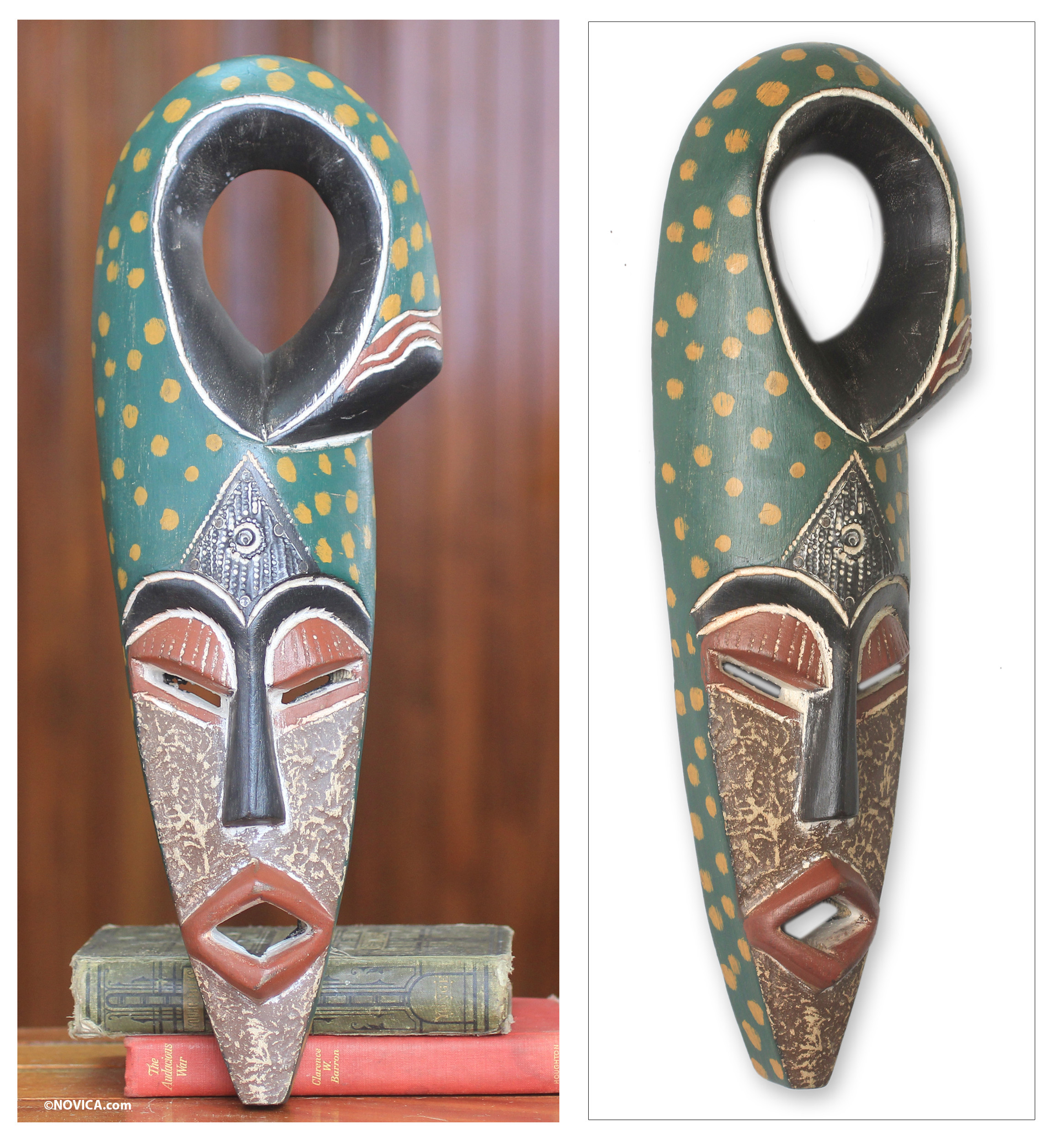 UNICEF Market | Handcrafted African Wood Mask Nigerian Harvest ...