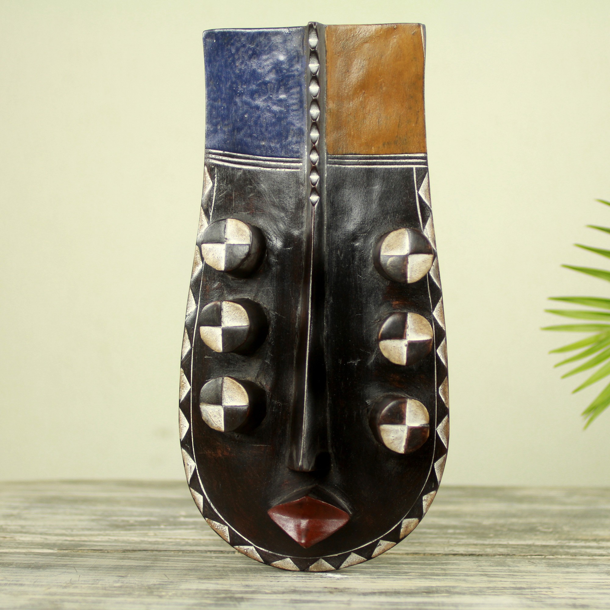 Kiva Store | Grebo Tribe African War Mask Hand Crafted in Ghana - Grebo ...