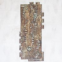 Unique Fiberglass Relief Panel Made in Ghana - Heritage of Africa | NOVICA