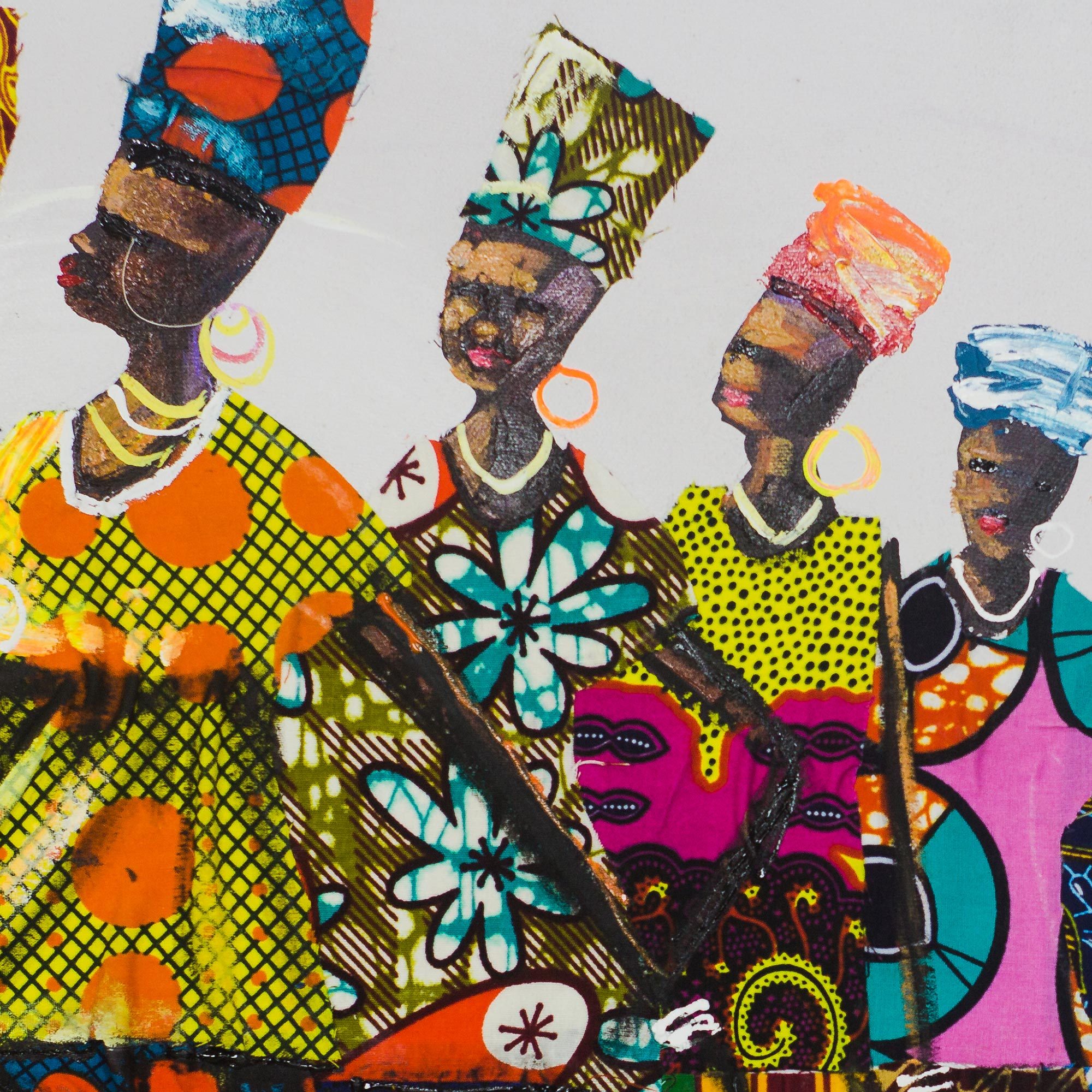 UNICEF Market | Signed Expressionist Painting by a Ghanaian Artist ...