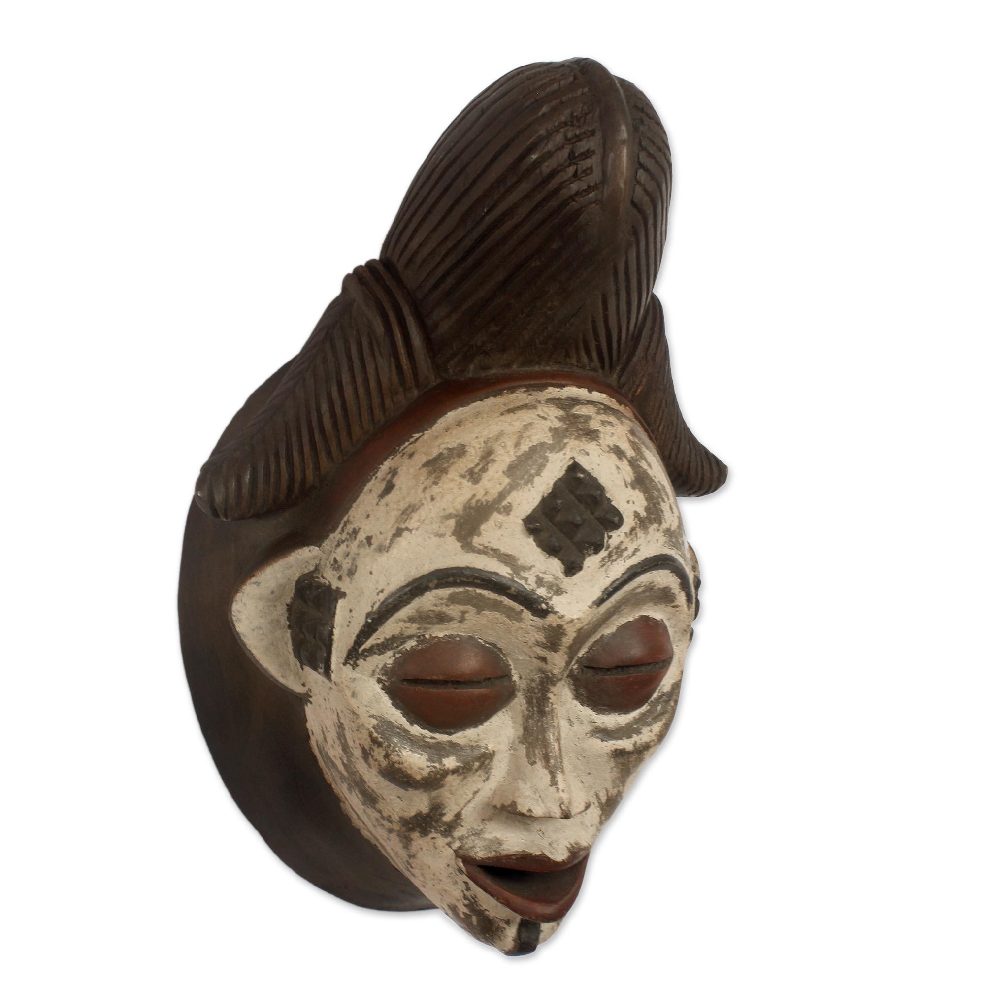 UNICEF Market | Artisan Crafted Wood Mask - Ancestor's Spirit