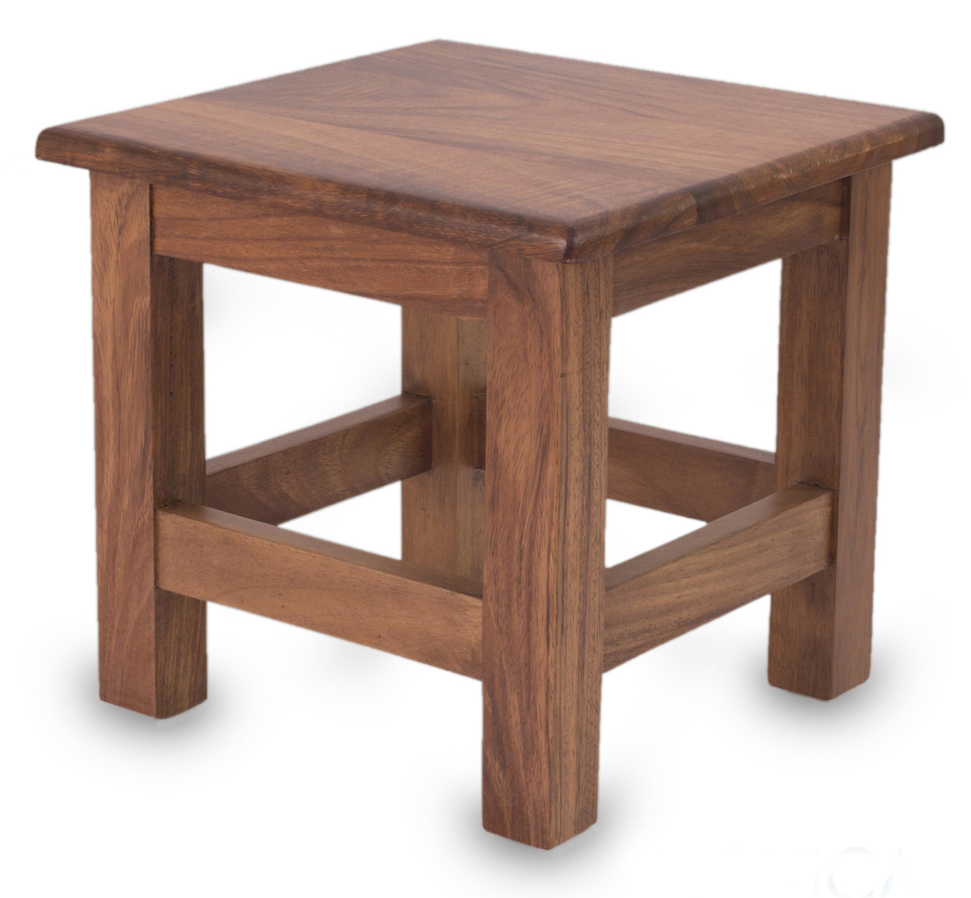 Unique Contemporary Parota Wood End Table - San Pedrito Mission | NOVICA