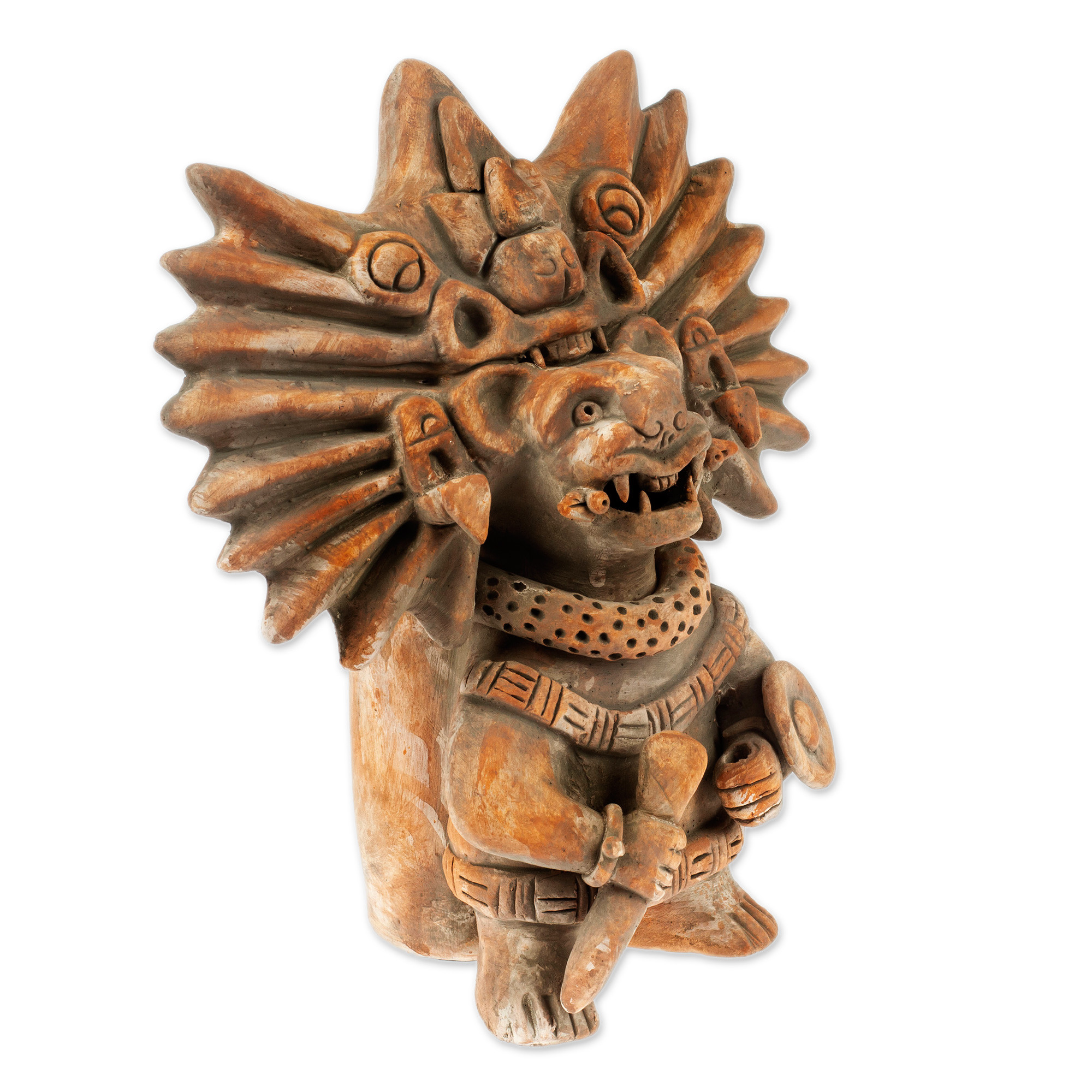 Collectible Zapotec Ceramic Statuette Museum Replica - Zapotec Bat ...