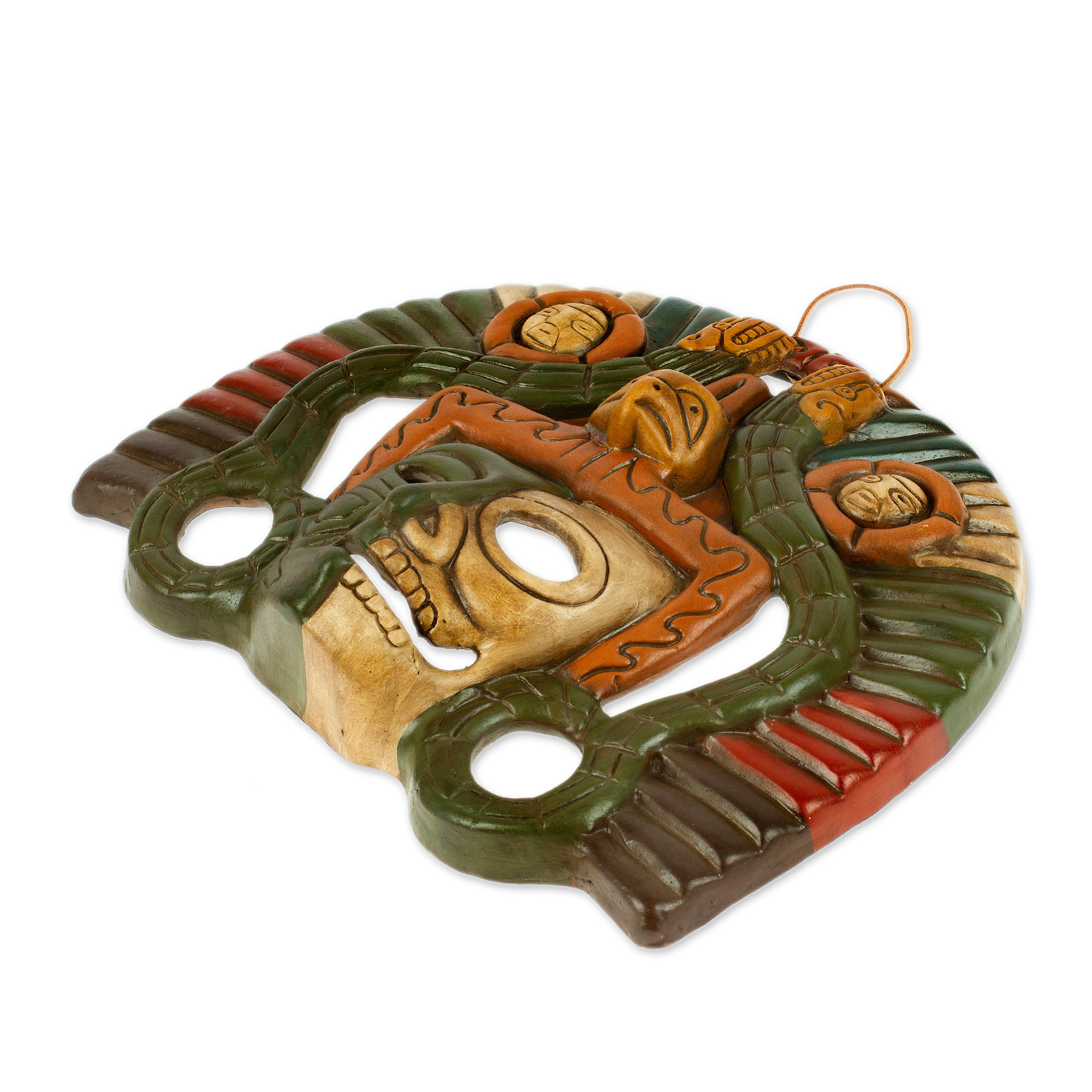 UNICEF Market | Life and Death Pre-Hispanic Mask Ceramic Replica ...