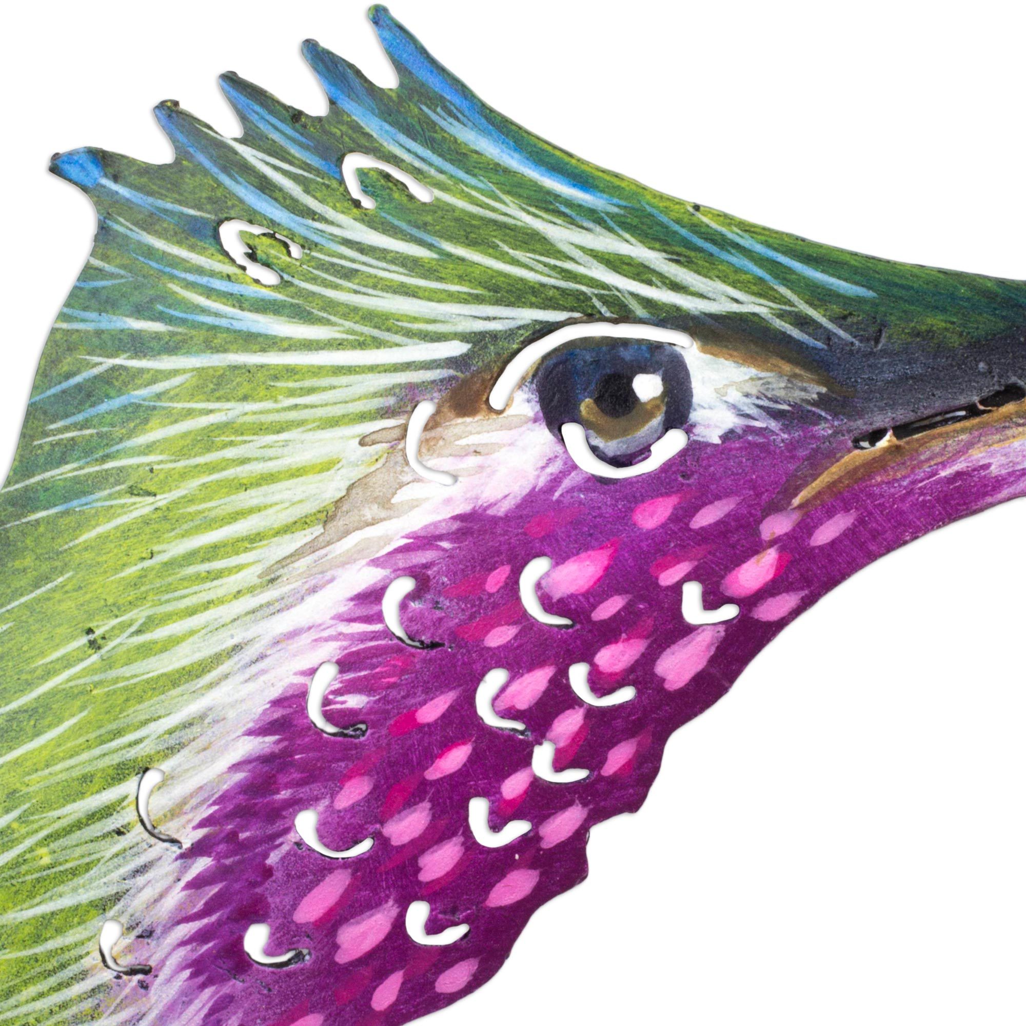 Mexican Hummingbird Steel Wall Art Crafted by Hand - Exotic Nectar in ...