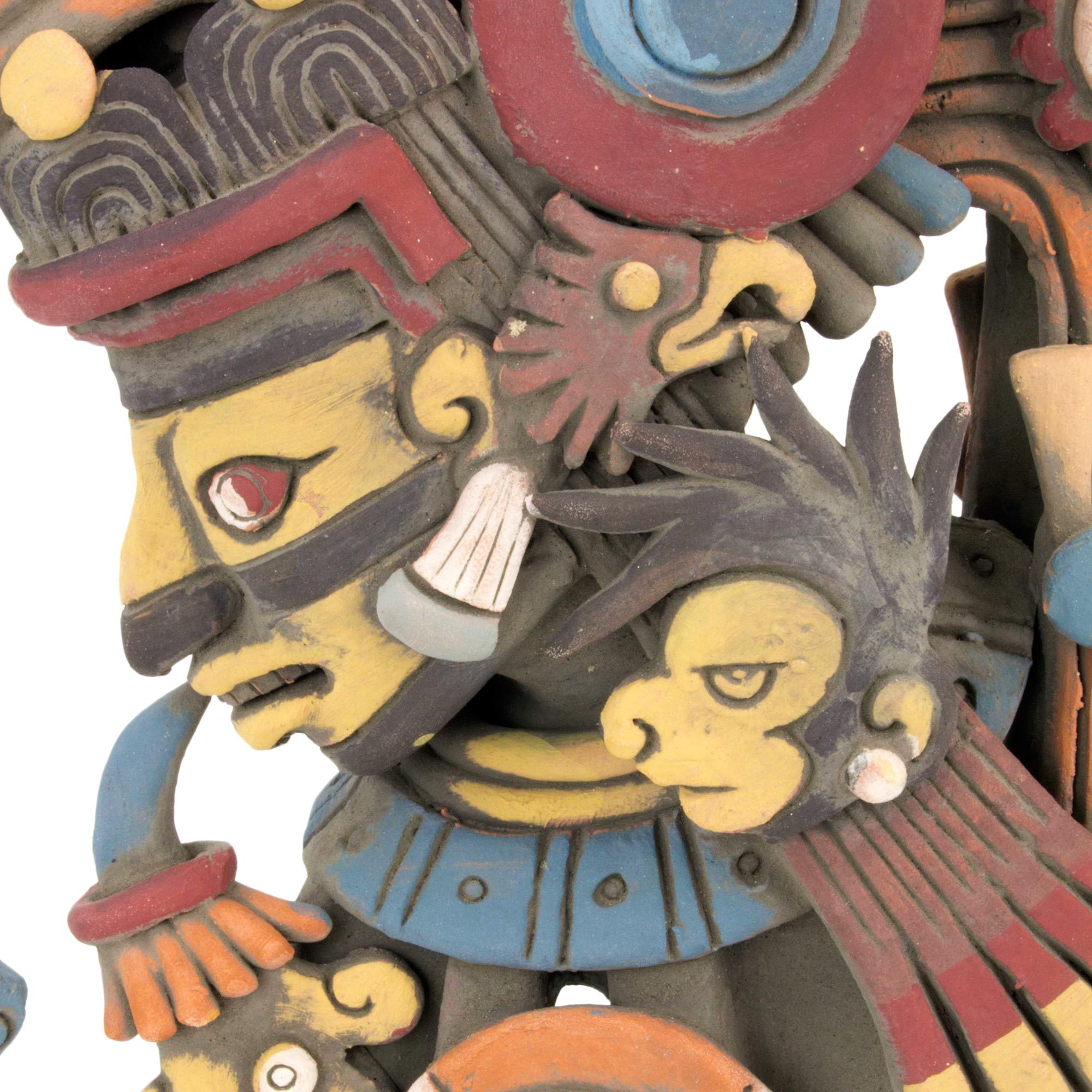 Kiva Store | Signed Ceramic Sculpture of the Aztec Deity Tezcatlipoca ...