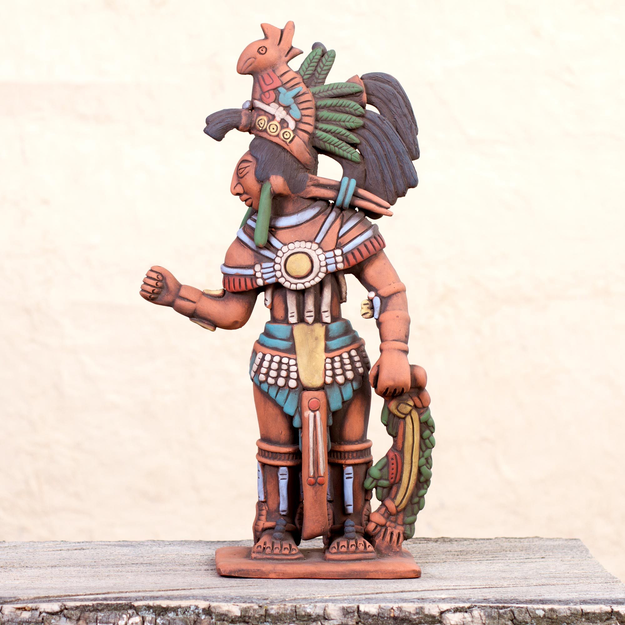 UNICEF Market | Original Sculpture of Bonampak Maya Ruler Signed by ...