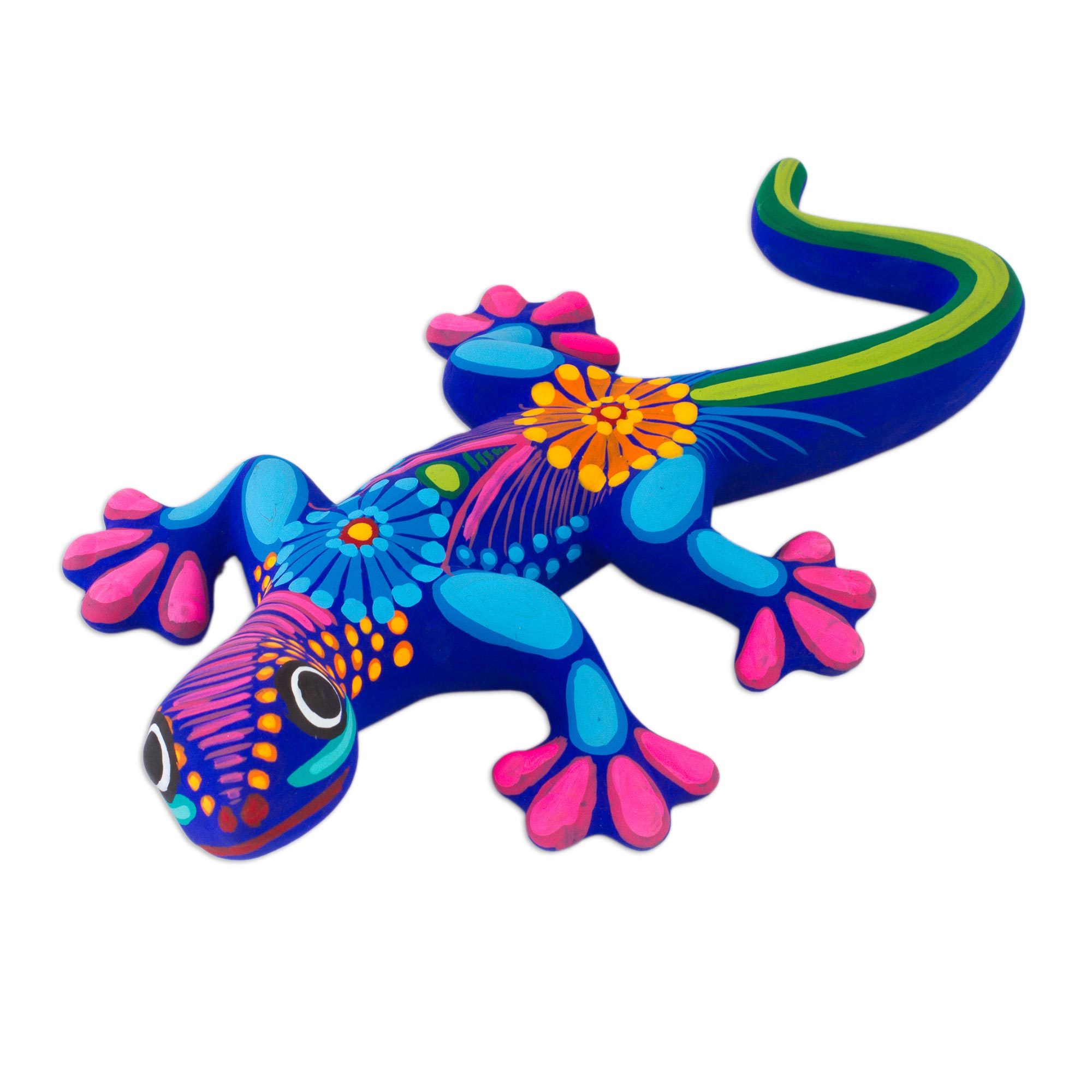 UNICEF Market | Hand Painted Mexican Ceramic Wall Art Lizards (Set of 3 ...