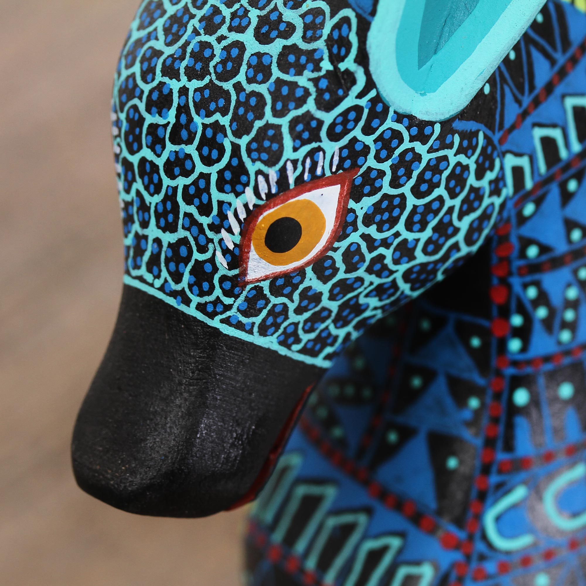 UNICEF Market | Hand Painted Burro Alebrije Sculpture from Mexico ...