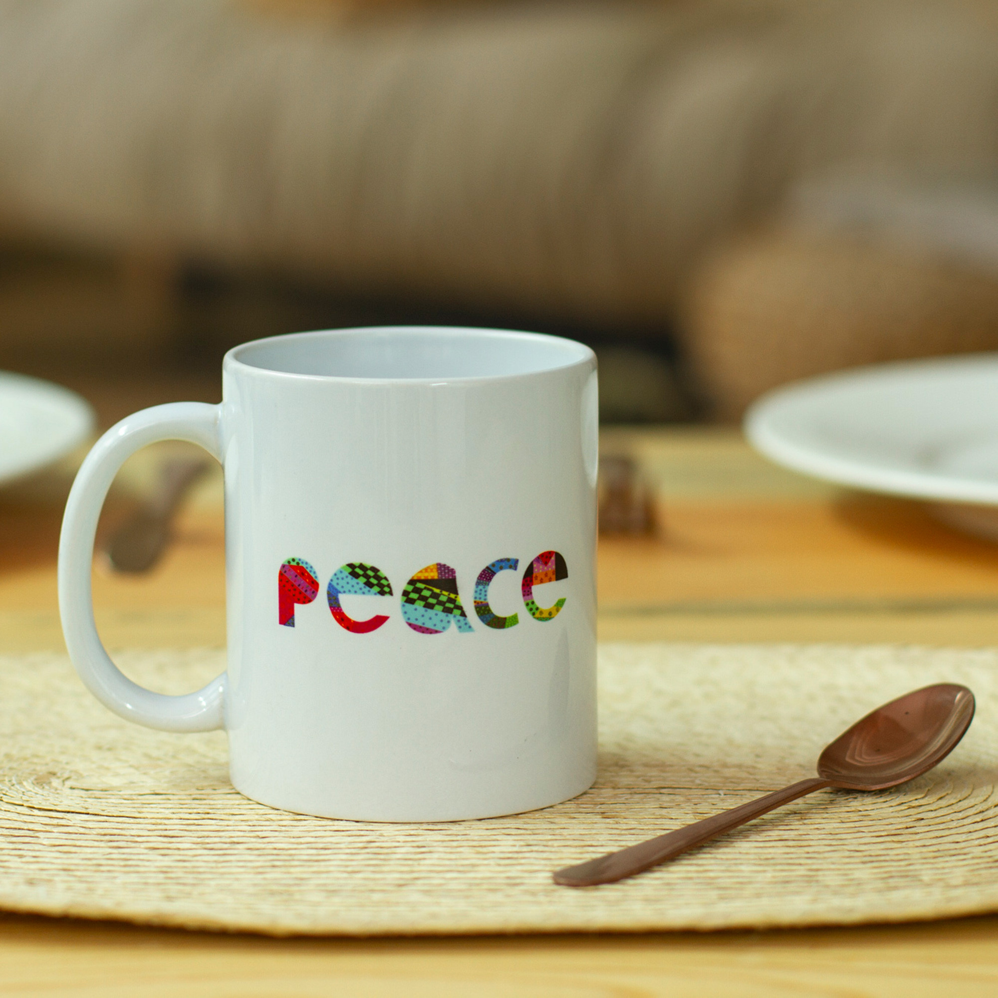 UNICEF Market | Ceramic Mug with a Hand-Painted Red Dove from Mexico ...