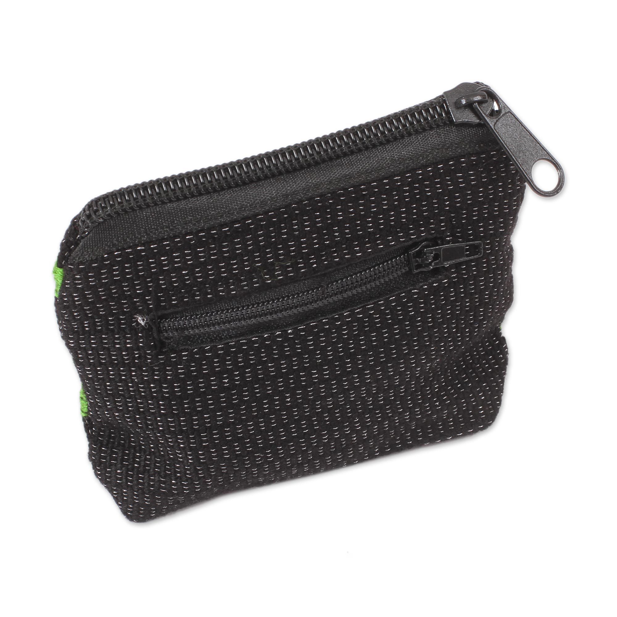 UNICEF Market | Floral Embroidered Cotton Coin Purse from Mexico ...