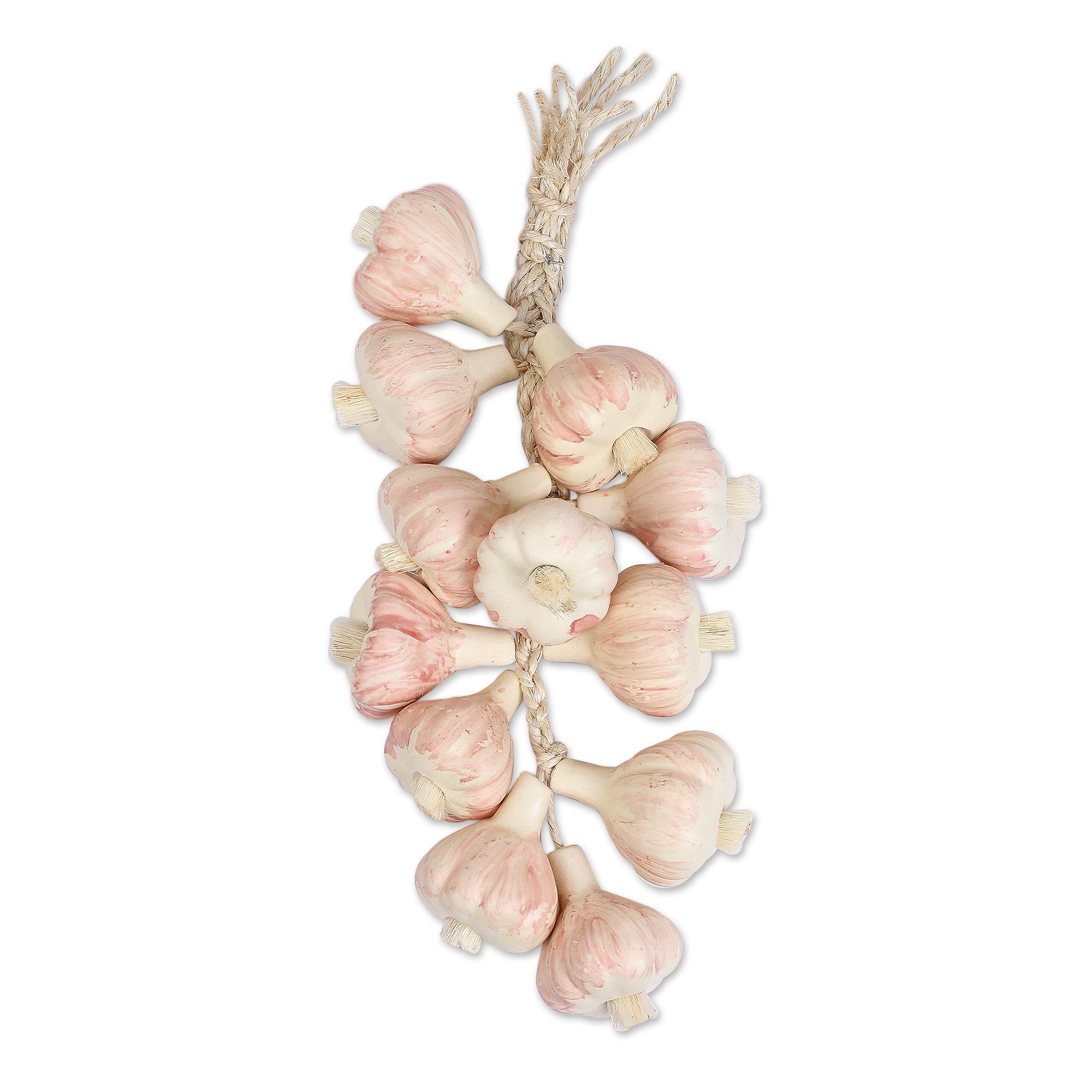 UNICEF Market | Ceramic Garlic Decorative Ristra Accent from Mexico ...