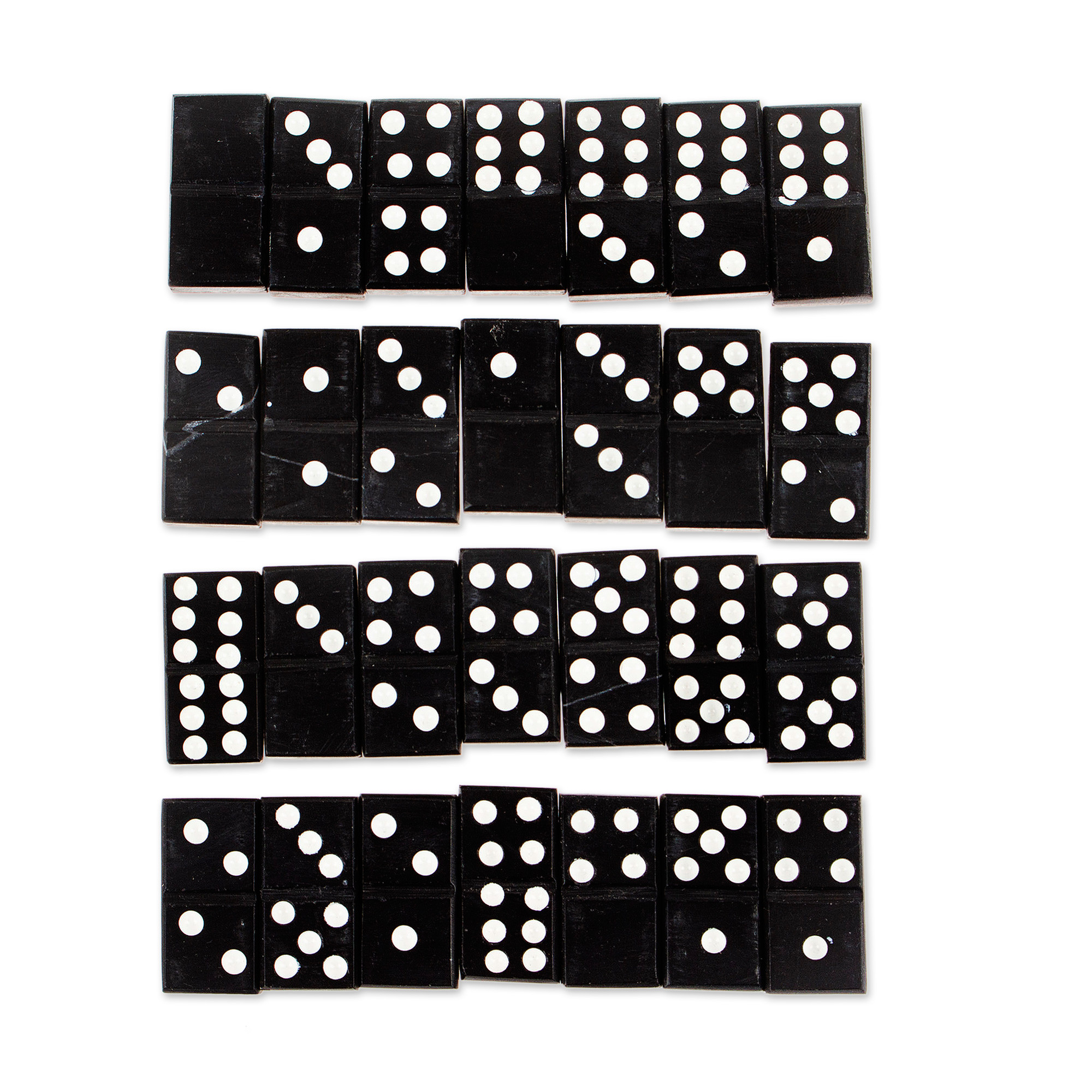 Grey Marble Domino Set from Mexico (6 Inch) - Fascinating Challenge ...