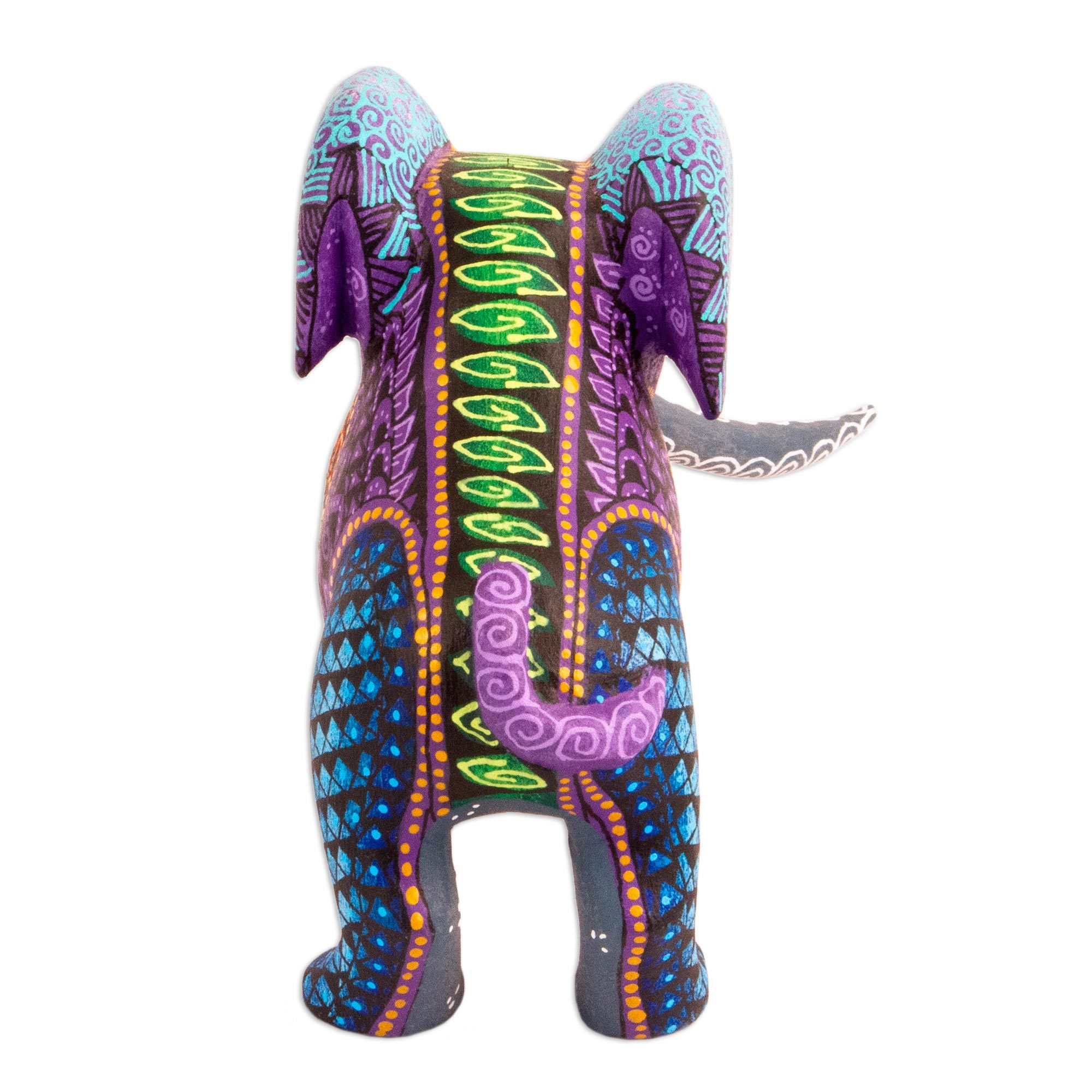 Copal Wood Elephant Alebrije from Mexico - Mystic Elephant | NOVICA