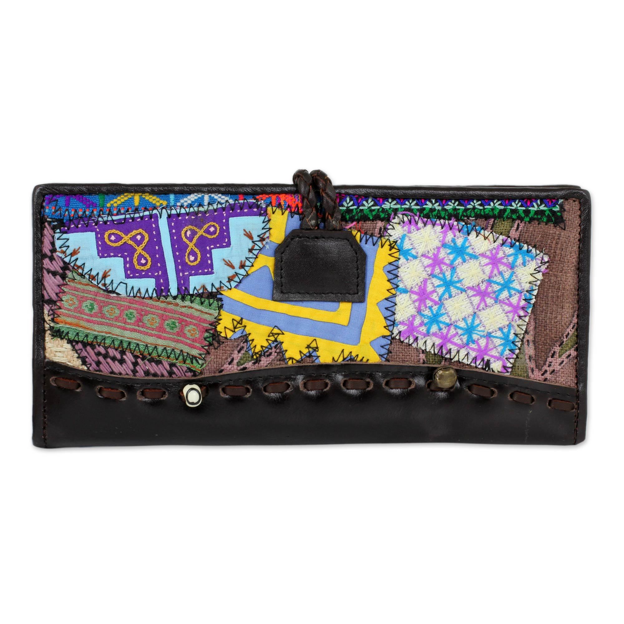 UNICEF Market | Colorful Artisan Crafted Thai Style Cotton Blend Wallet ...