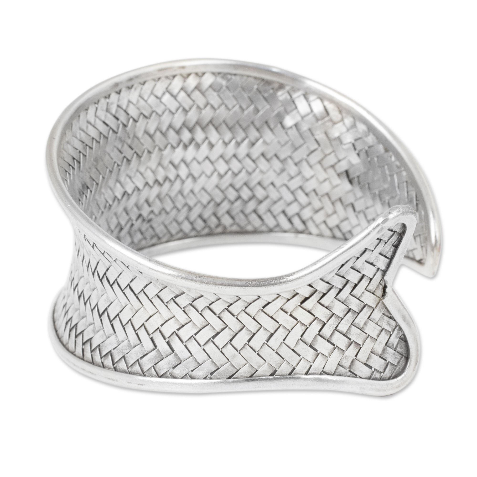 UNICEF Market | Handmade Silver Fish Shape Cuff Bracelet Hill Tribe ...
