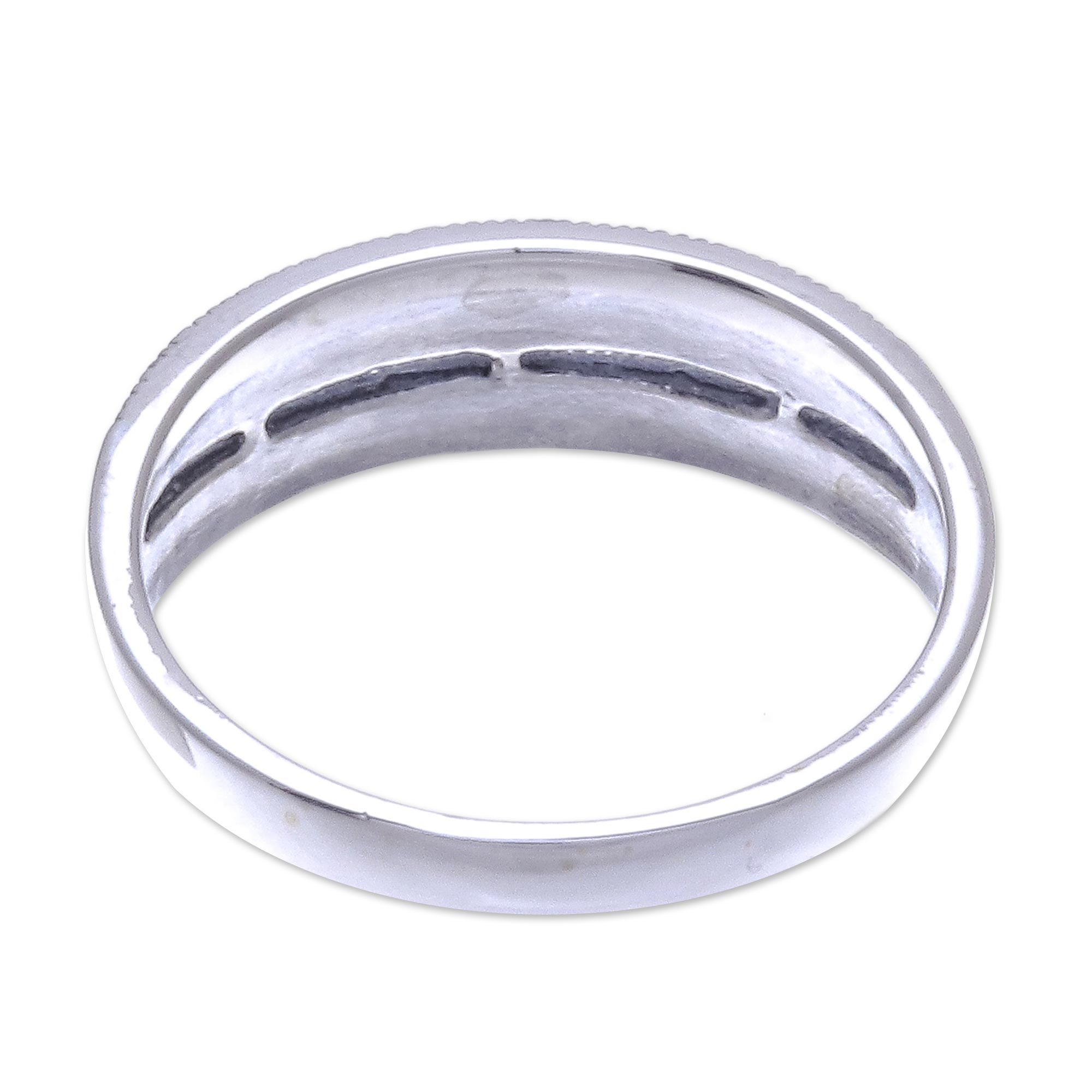 UNICEF Market | Marcasite and Sterling Silver Band Ring - Shared Journey